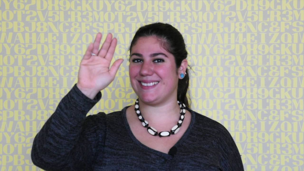 ASL DICTIONARY: BYE - YouTube