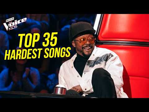 TOP 35 Hardest Songs Ever... But Kids NAILED THEM! | The Voice Kids