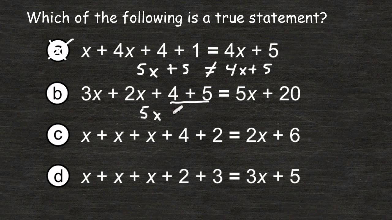 Equivalent Expressions And Simplifying YouTube