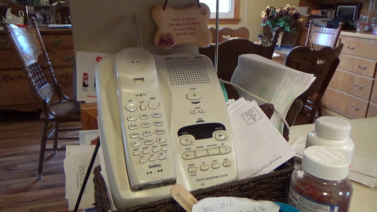 2 Uniden Phones Ringing - YouTube