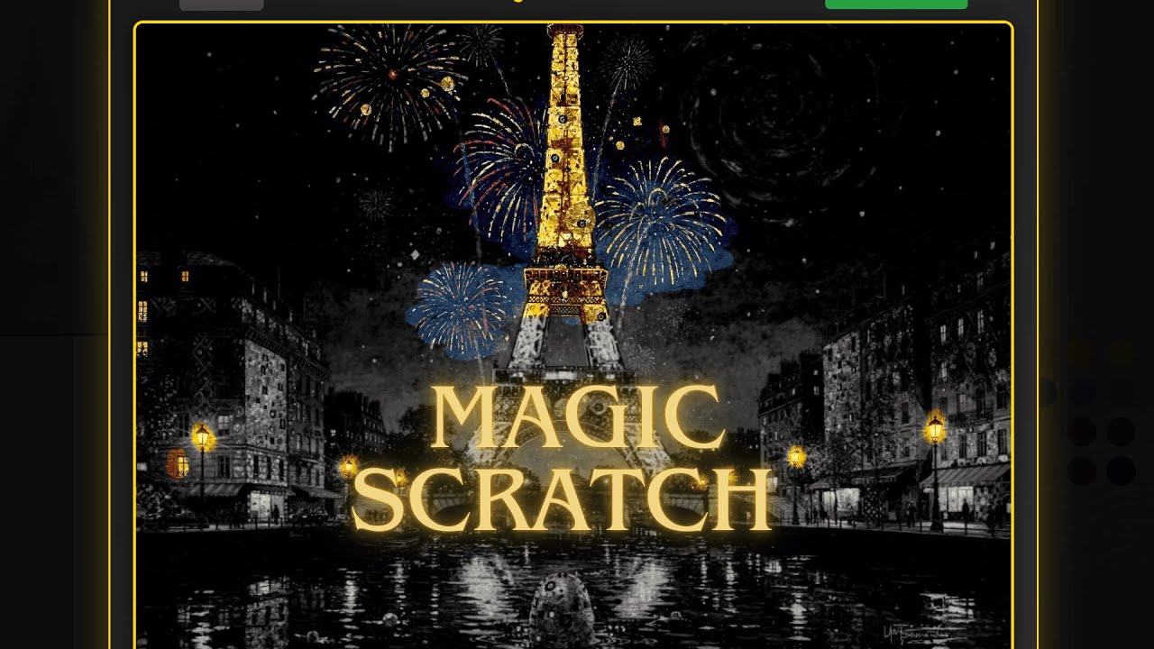 Satisfying! 🤤 Revealing Magical Paris (Digital Scratch Art) 🇫🇷 - YouTube