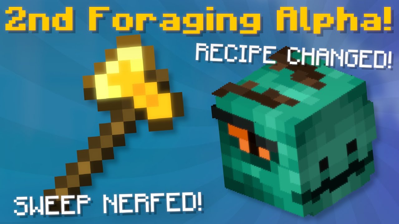 Second Foraging Alpha Updates & Changes! (Hypixel Skyblock News!) - YouTube