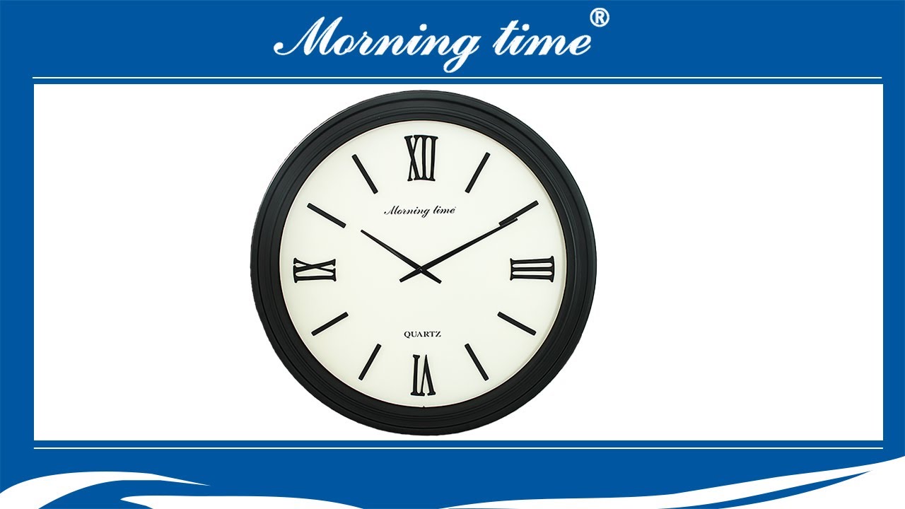 30 Inch Retro Roman Numeral Quartz Wall Clock – Timeless Aesthetics ...