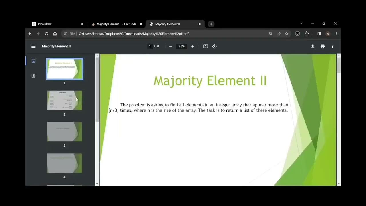 Majority Element II :Leetcode |Brute|Brute|Optimal. - YouTube