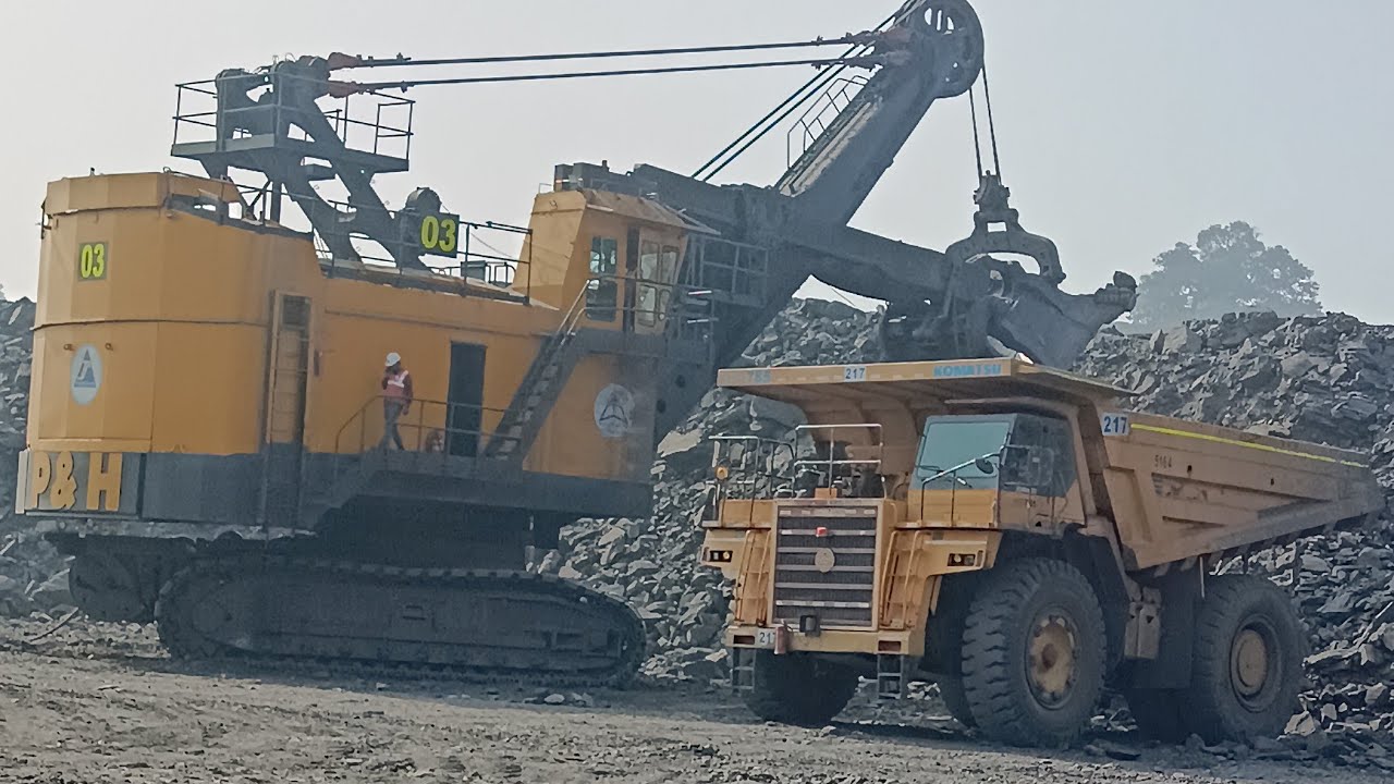 #Loading&Transporting 100&85-Tones komastu&caterpillar Roop Shovel ...