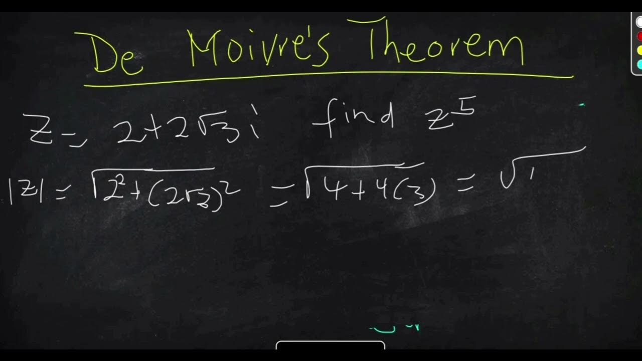 De Moivre's Theorem- Complex Numbers @studentset7 - YouTube