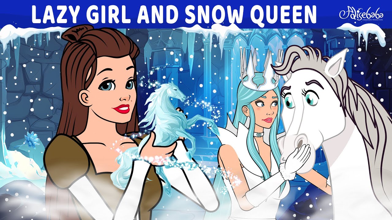 Lazy Girl and Snow Queen ️🩵 | Bedtime Stories for Kids in English ...