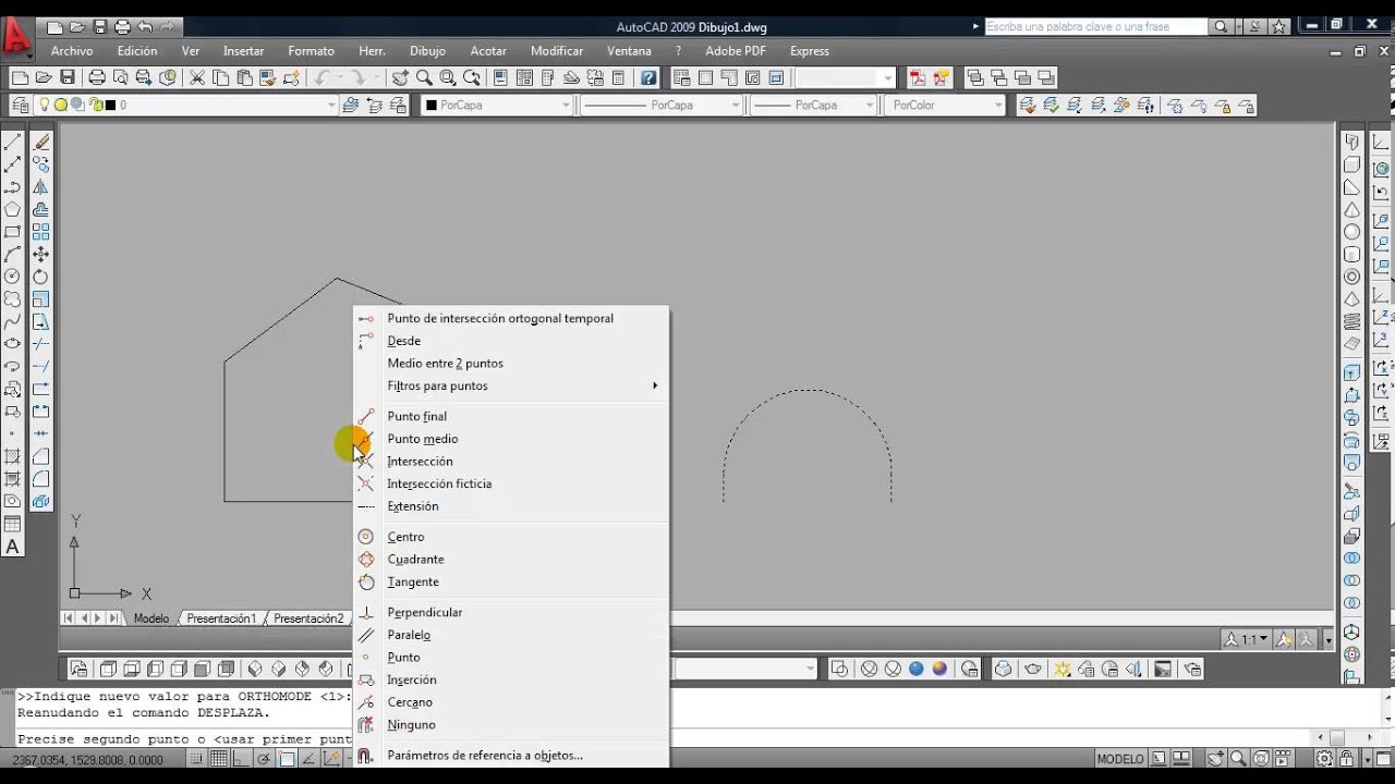 AutoCad 2D básico. Vídeo 04: Práctica 1 - YouTube
