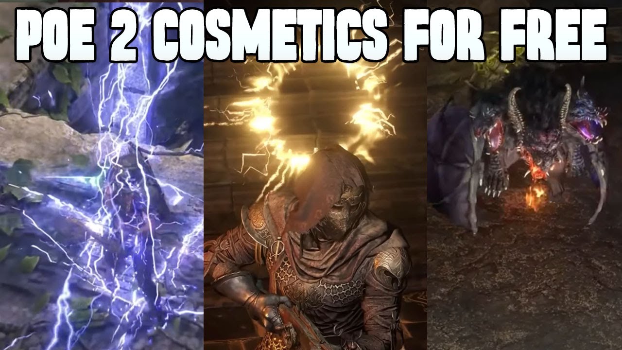 Path of Exile 2 Cosmetics for FREE, PoE 2 Skins & Unique Items from twitch drops - YouTube