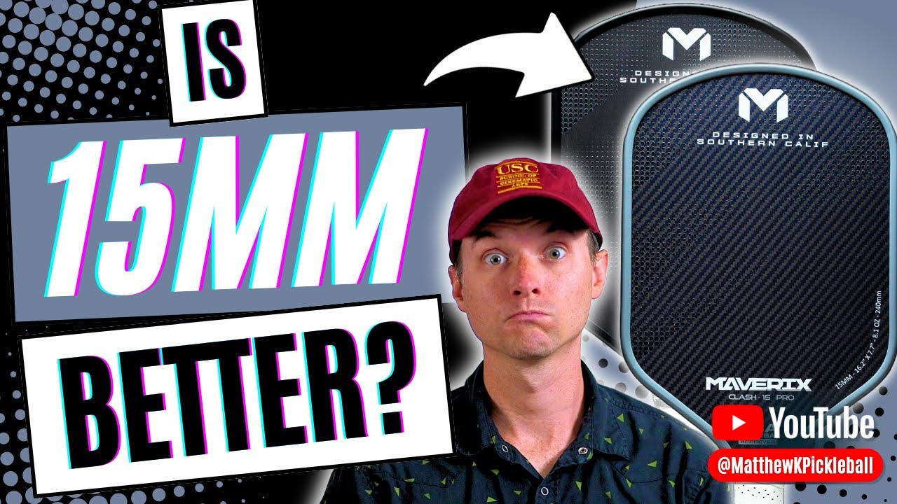 Maverix Clash (15mm) All Court & Pro Pickleball Paddles Review: Is 15mm ...