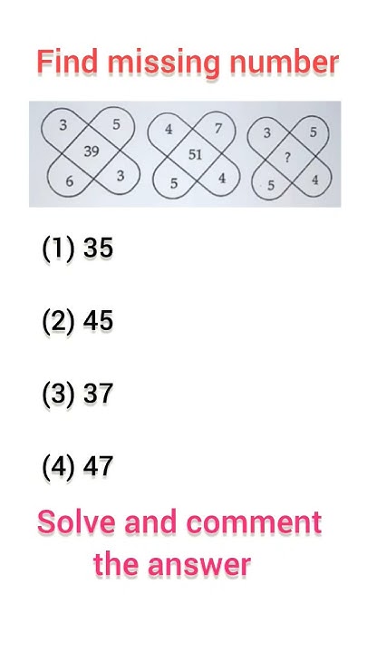 #Reasoning short tricks #Missing number tricks #Maths tricks #Reasoning - YouTube