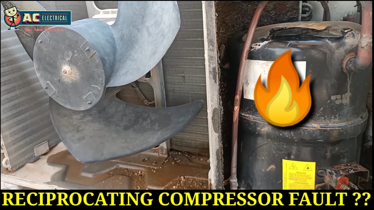 Hvac Reciprocating Compressor Problem Overheating || Compressor Garam ...