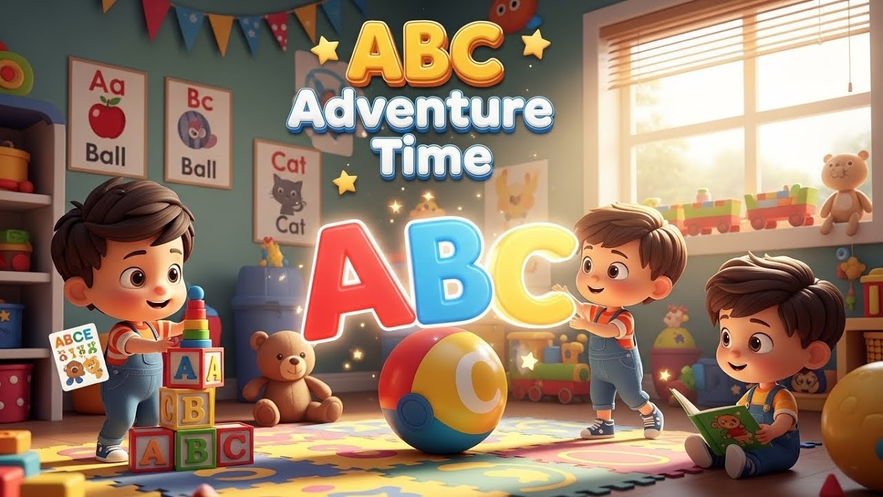 ABC Adventure Time 🔤🌈 | Fun Alphabet Learning for Kids & Toddlers 👶🎵 ...