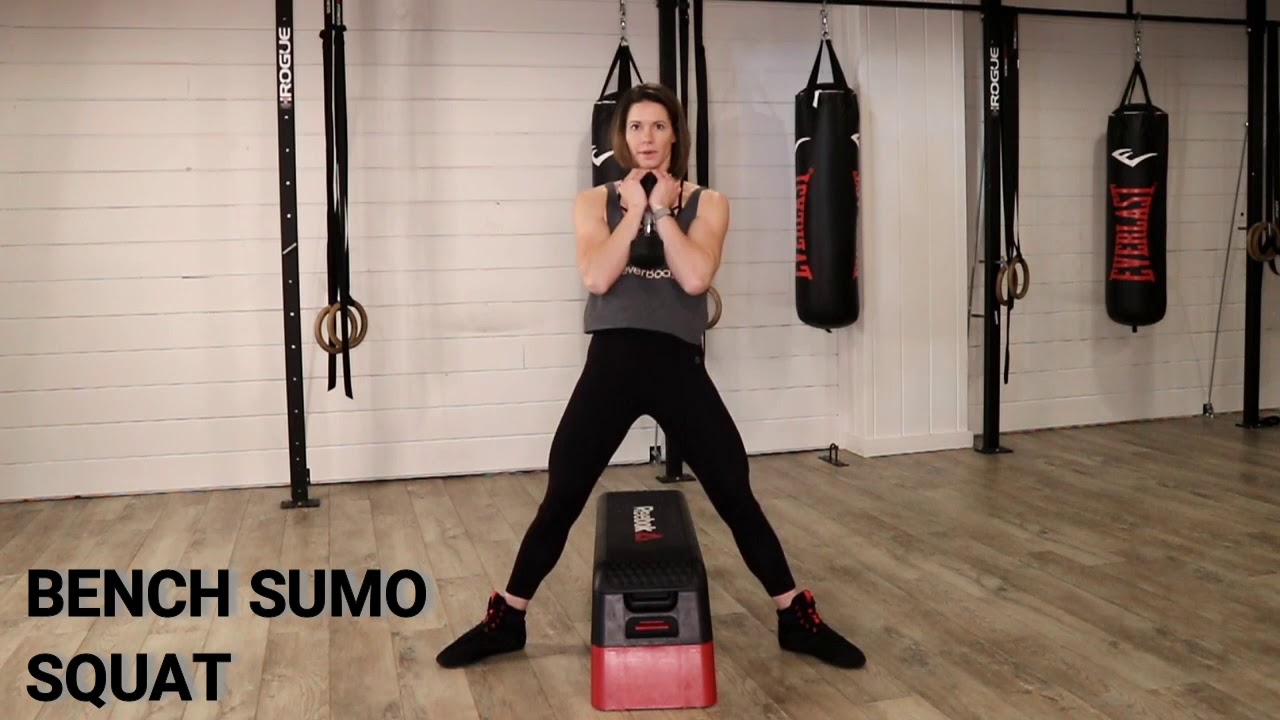 Bench Sumo Squat - YouTube