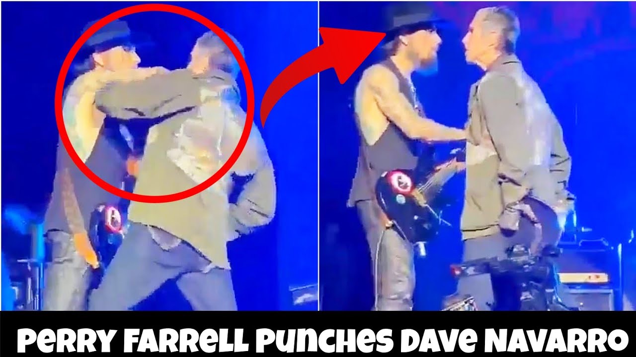 Jane's Addiction Perry Farrell Punches & Fight guitarist Dave Navarro ...