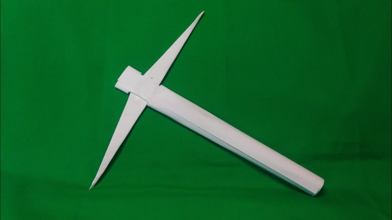 How to Make PICKAXE using A4 paper |paper folding instructions @ULYSSES ...