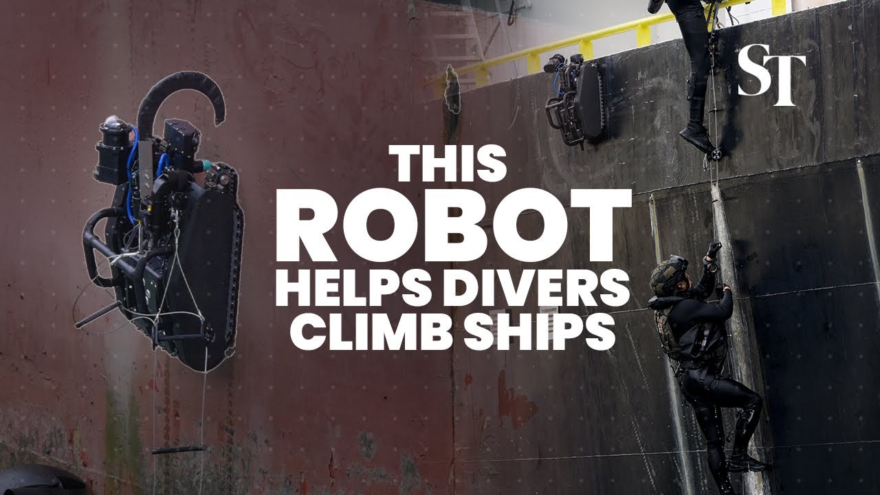 Along came a Spyder: Singapore Police Coast Guard’s ship-climbing robot ...