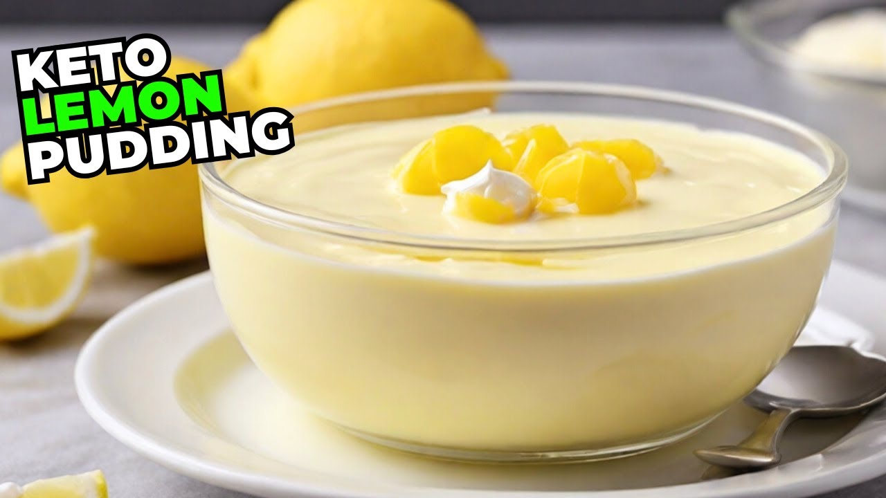 Keto Lemon Pudding | Creamy Low-Carb Citrus Dessert - YouTube
