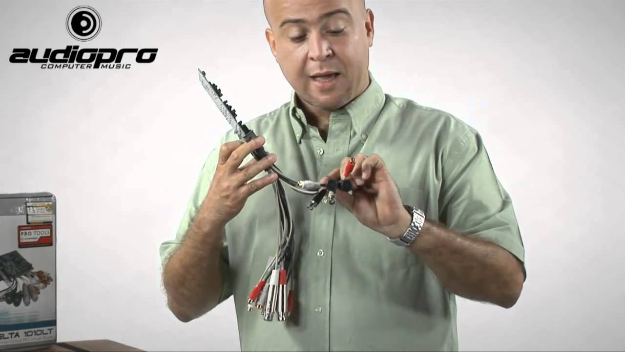 AUDIOPRO - Placa M-audio Delta 1010 LT - YouTube
