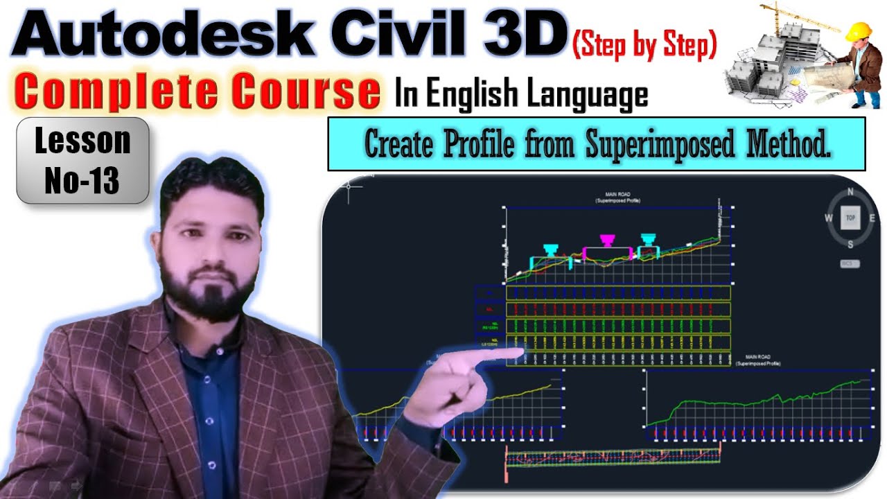 How to create profile | Profile from Superimposed Method | How to make ...