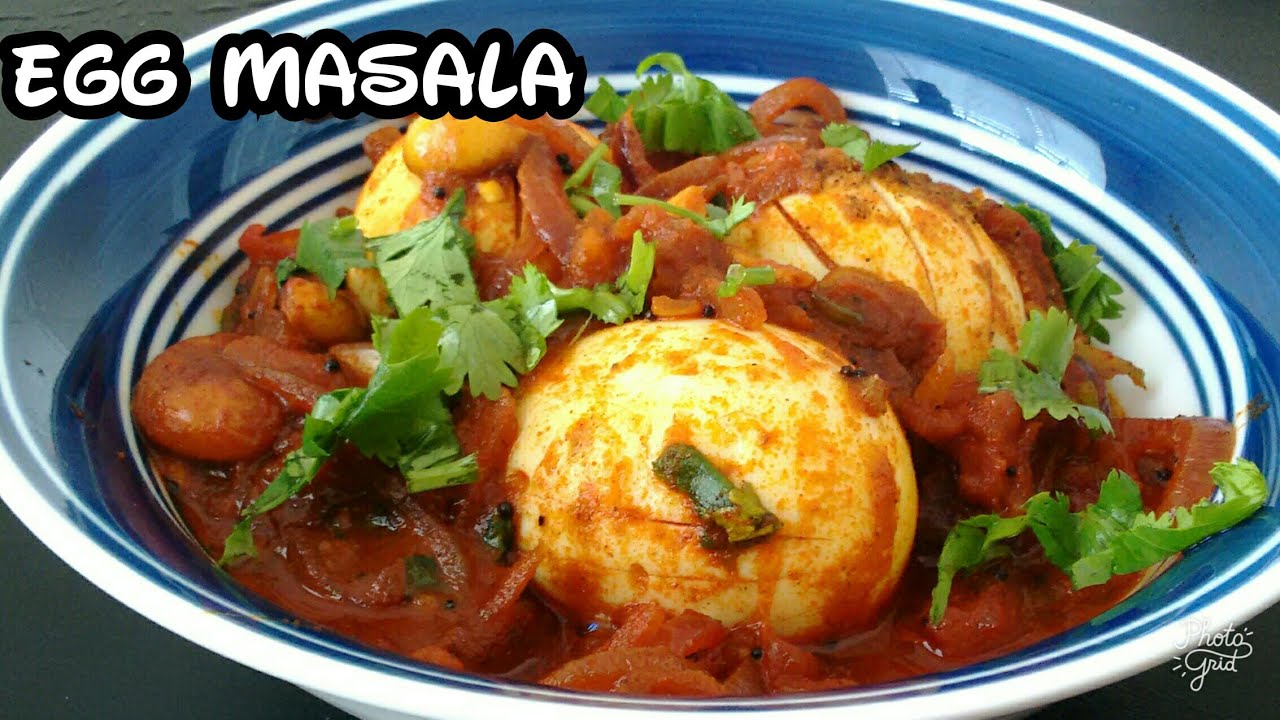 Egg masala in English/ south Indian kitchen / Tamil style all recipes ...