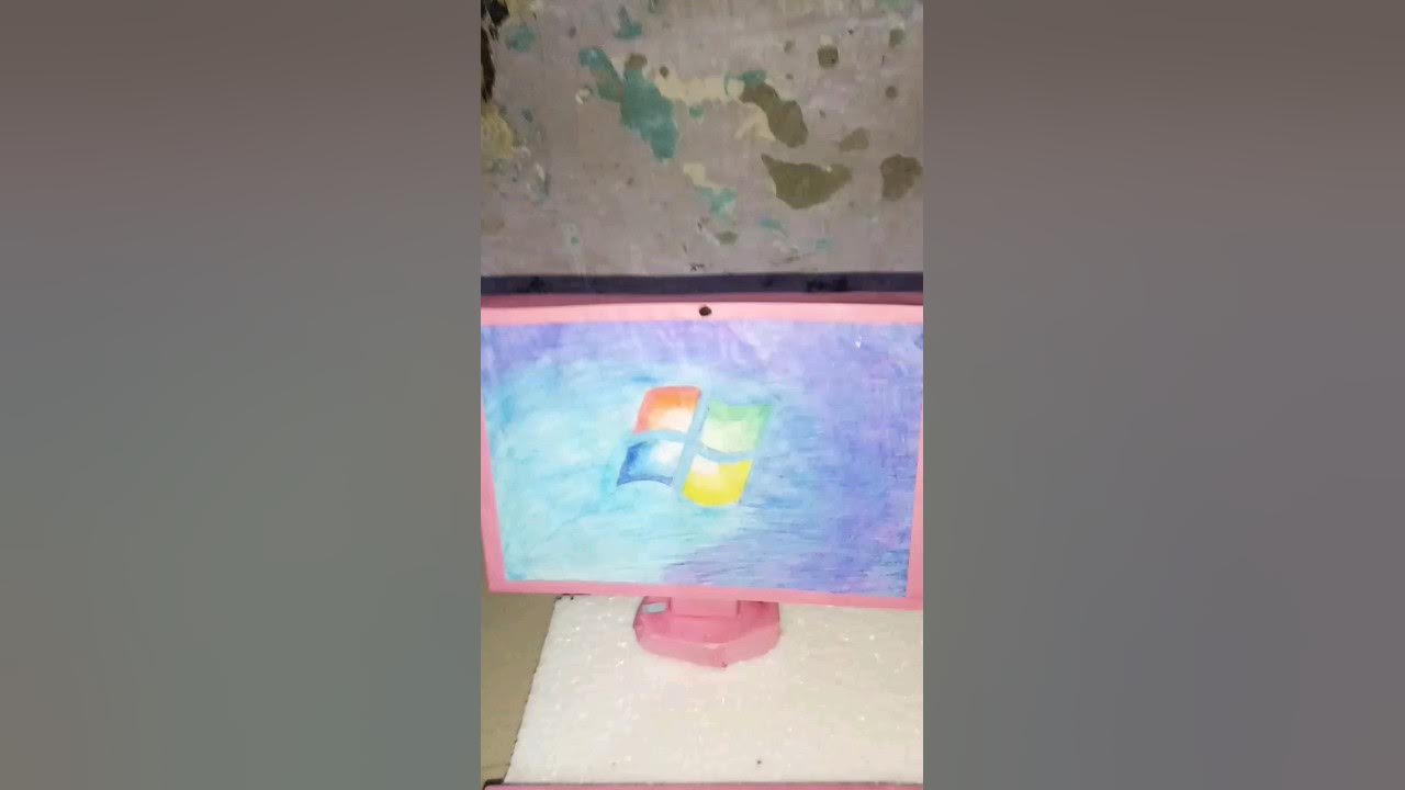 craft model of computer system by thermocol sheet - YouTube