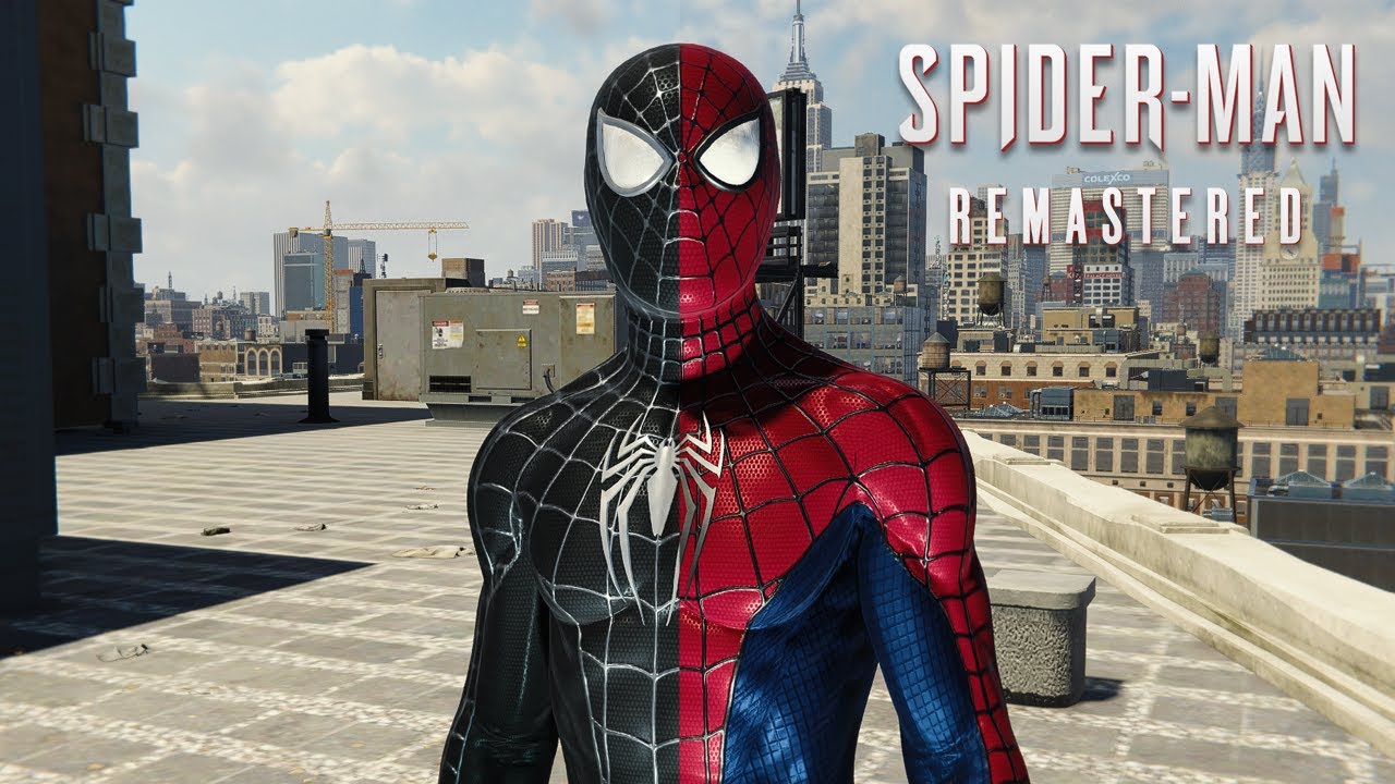 New Original Custom Classic And Black Suit Mod - Spider-man Remastered