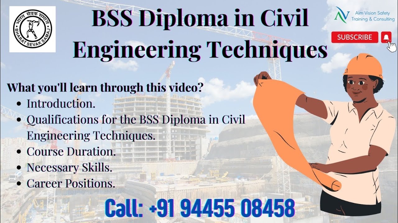 BSS Diploma in Civil Engineering Techniques | AIM VISION SAFETY TRAINING & CONSULTING - YouTube