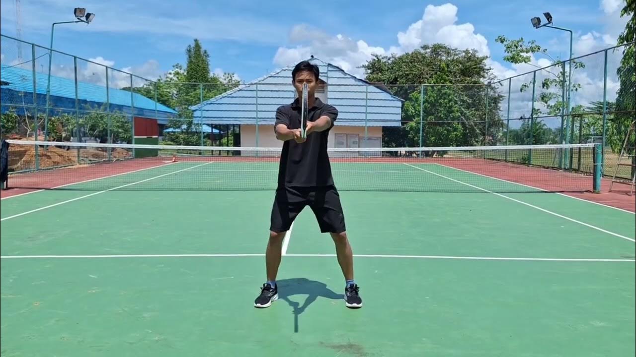 Tutorial Pukulan Volley dan Lob Pada Permainan Tenis Lapangan - YouTube