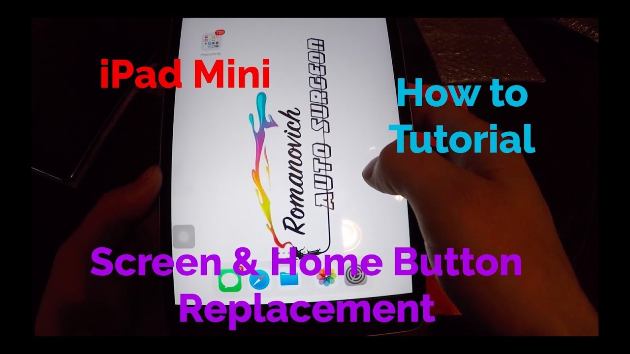 iPad Mini Screen & Button Replacement | How to Tutorial - YouTube