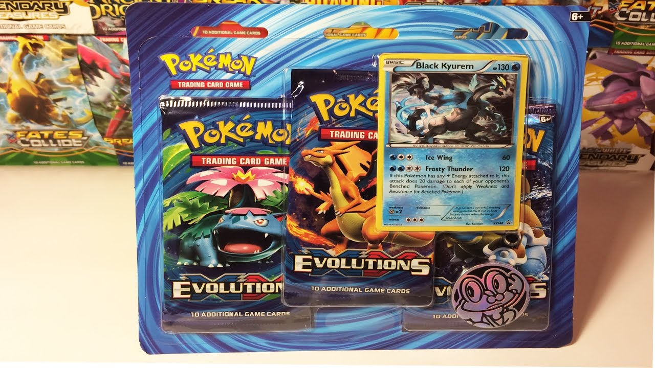 BEST Pokemon TCG XY Evolutions 3 Booster Pack Opening - YouTube