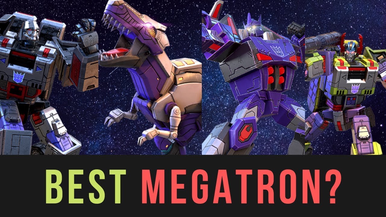 Who Is The Best Megatron? Transformers Earth Wars - YouTube