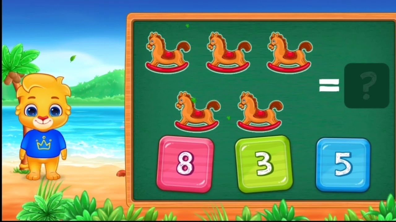 Basic Math For Kids: Addition and comparing, Preschool and Kindergarten ...
