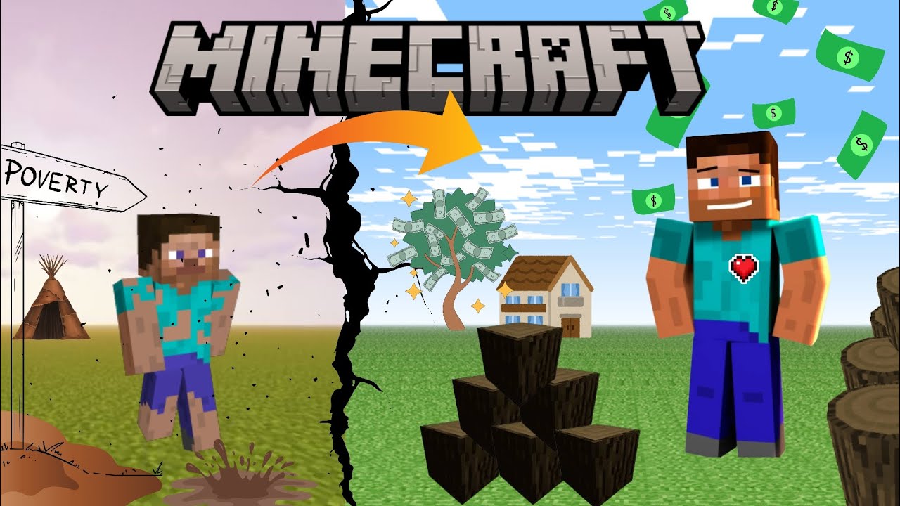 Steve Became Rich 🤑 in Minecraft 💰 - YouTube