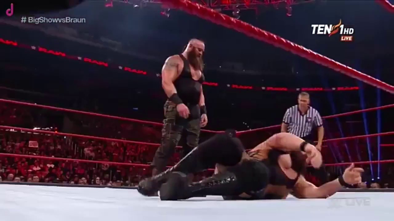Wwe Raw 2 20 2017 Big Show Vs Braun Strowman - YouTube
