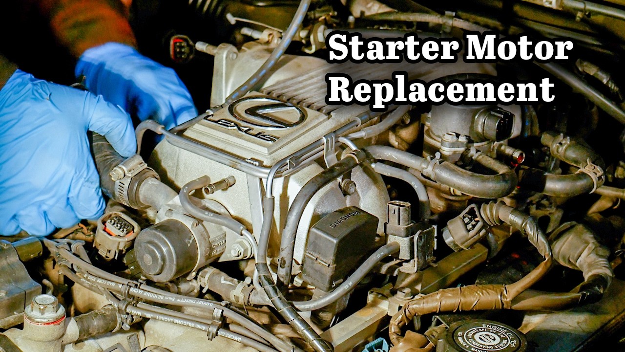 90-94 Lexus LS400 Starter Motor Replacement - Part 1 - Removing the Air ...