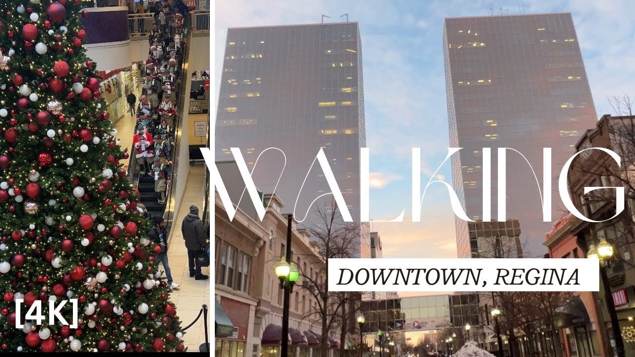 UNBELIEVABLE CHRISTMAS EVE WALK IN DOWNTOWN REGINA: NO SNOW, GREAT ...