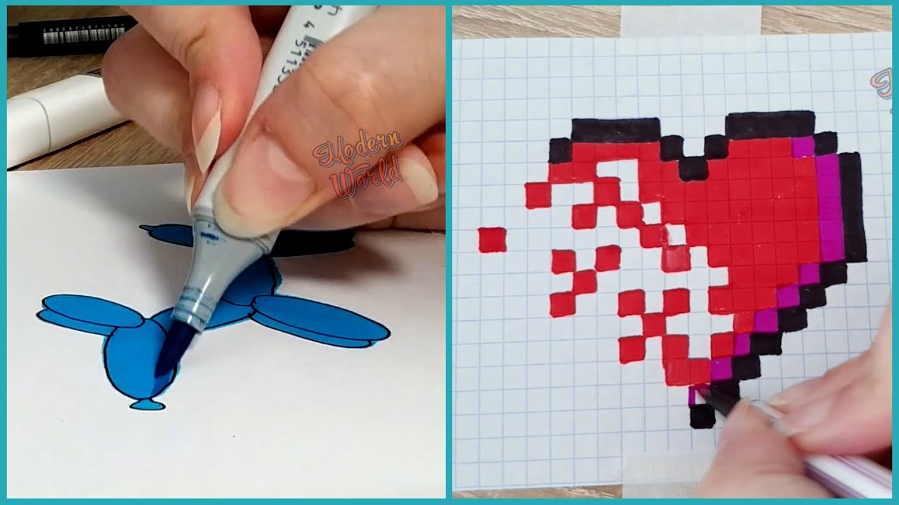 Simple Tips and Life Hacks on Drawing That Really Work #2! EASY RECIPES ...