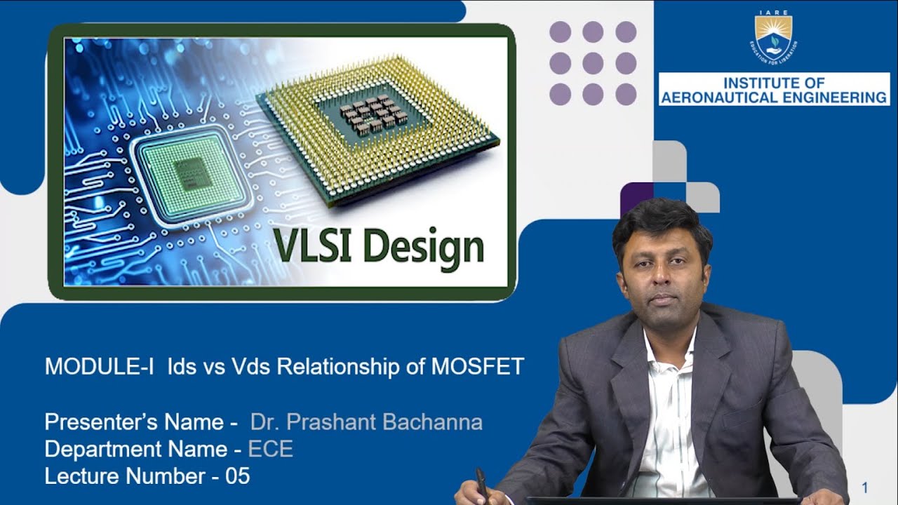 Ids vs Vds Relationship of MOSFET by Dr. Prashant Bachanna - YouTube