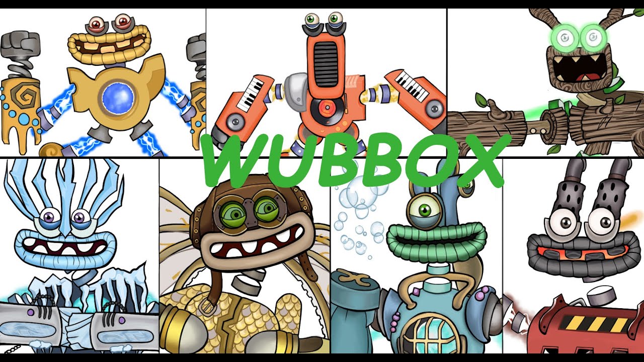 Drawing WUBBOX | Common, Rare and Epic | All Islands - YouTube