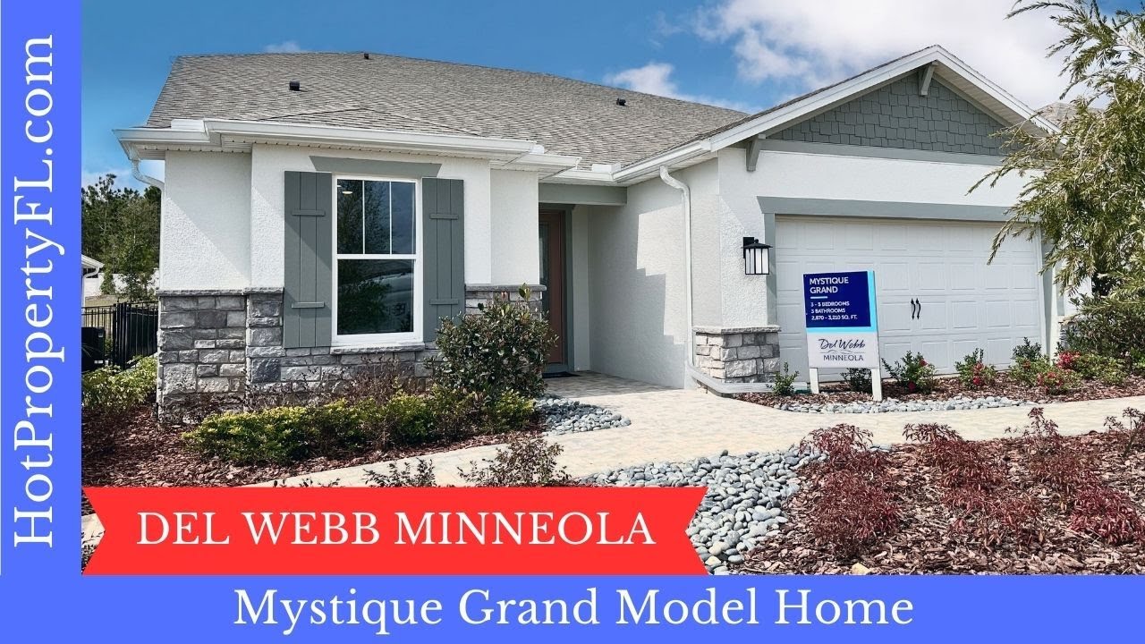 Del Webb Minneola Florida Home Tour: Mystique Grand Model | 55+ - YouTube