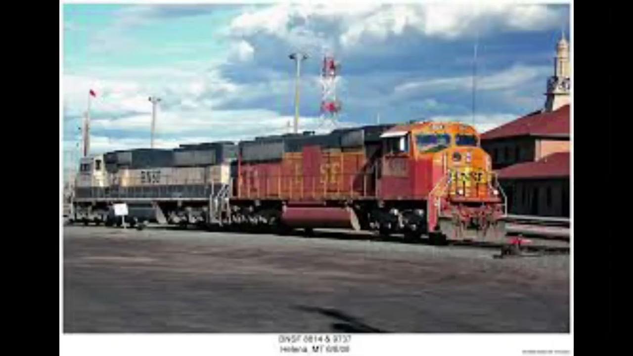 BNSF 8814 I do not own the images and music - YouTube