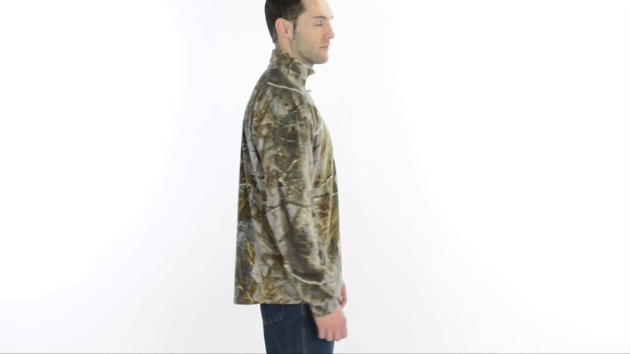 Dri Duck Camo Matrix Fleece Shirt - UPF 50, Zip Neck, Long Sleeve - YouTube