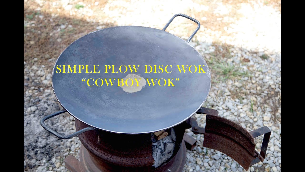 Plow Disc Wok simple DIY project for the beginner blacksmith. - YouTube