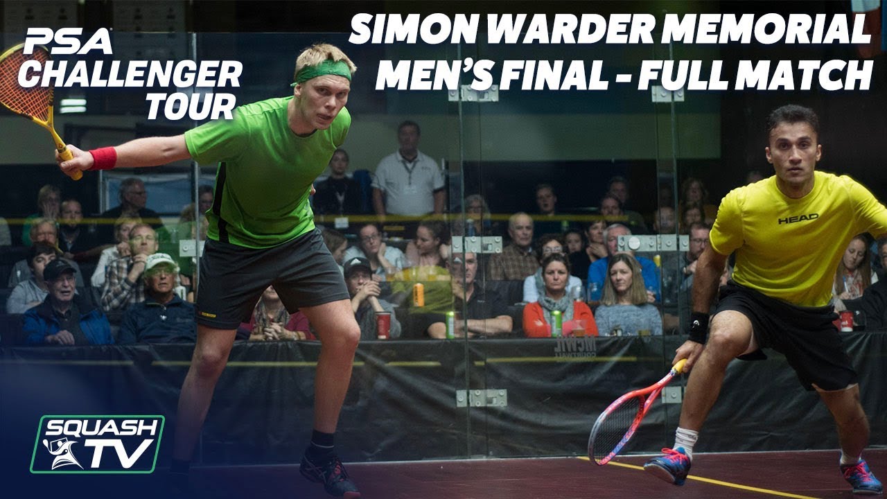 Squash: Khan v Mustonen - Men's Final - Full Match - Simon Warder ...