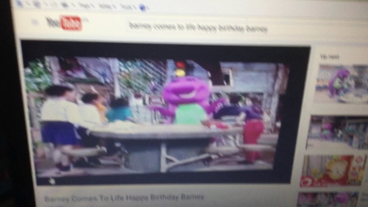 Barney Comes To Life (Happy Birthday, Barney!) - YouTube