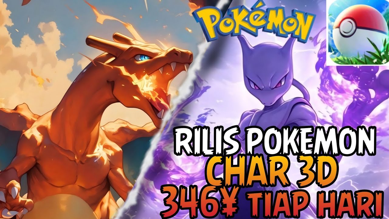 RILIS GAME POKEMON TERBARU DENGAN CHAR GRAFIK 3D DAN DAPAT BANSOS TIAP ...