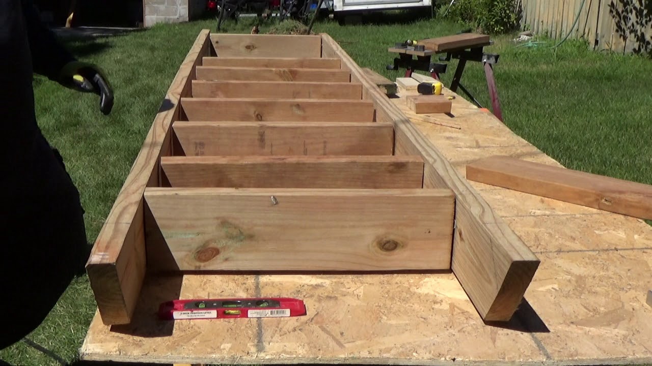 Making Shed Ladder Stairs Part 2 - YouTube