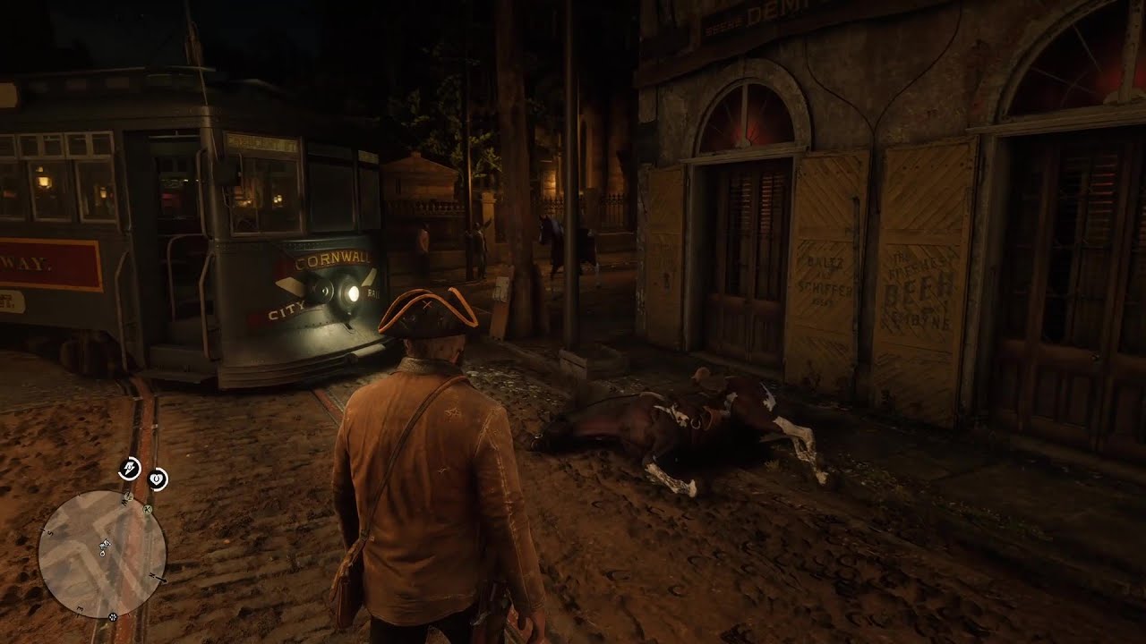 Saint Denis Street Car Takes Out My Horse..Twice- Red Dead Redemption 2 ...