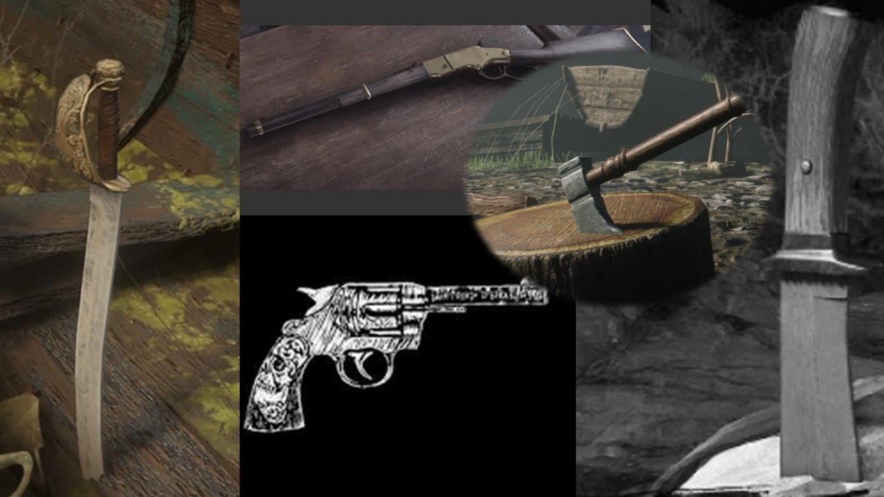 5 RARE WEAPONS (LOCATIONS INCLUDED) | RED DEAD REDEMPTION 2 - YouTube